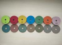 China 100mm Dry Diamond Honeycomb Polishing Pads for Stone - 7 Grit Sizes from #50 to #3000 with 1.1mm Thickness for sale