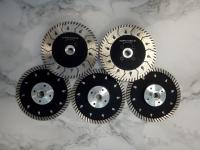 China Hot Pressed Concrete Saw Blades 75mm to 230mm for Cutting and Grinding Stone for sale