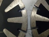China 125mm Diamond Stone Cutting Blade for Granite Quartz Concave Turbo for sale