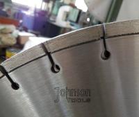 China 600mm Laser Welded Diamond Saw Blade for Reinforced Concrete Cutting 42 Teeth for sale