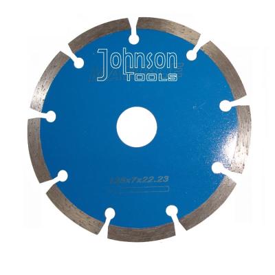 China 125mm 5 Inch Diamond Granite Cutting Blade Sintered Segmented 1.8mm 9 Teeth for sale