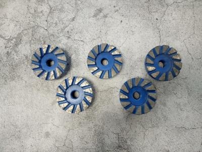 China 50mm Turbo Cup Diamond Grinding Wheel for Stone Concrete 12 Teeth 22.23mm Bore for sale
