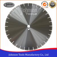 China 450mm Laser Welded Diamond Saw Blade for Cutting Cured Concrete 18 Inch 32 Teeth for sale