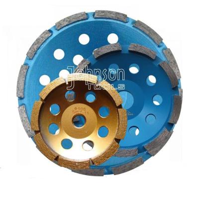 China 105-180mm Single Row Diamond Cup Wheel for Concrete and Stone Grinding - 4