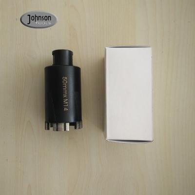 China 50mm Diamond Dry Core Drill Bits for Granite 5/8”-11 or M14 thread for sale