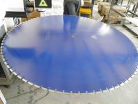 China SGS 1500mm Diamond Saw Blade for Concrete & Asphalt Cutting - 4.8/5mm Segment Thickness, 90 Teeth for sale