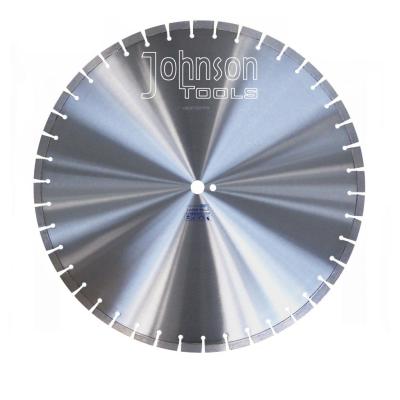 China 600mm Diamond Road Saw Blade for Concrete and Asphalt Cutting - 4.4mm Segment Thickness with Laser Welding for sale
