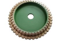China 350mm Metal Bond Segment Profiling Wheel with 10-50mm Height Options for Granite and Marble Edge Shaping for sale