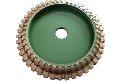 China 350mm Metal Bond Segment Profiling Wheel with 10-50mm Height Options for Granite and Marble Edge Shaping for sale