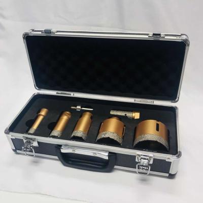 China Vacuum Brazed 68mm Diamond Core Drill Set M14 Thread for Angle Grinder for sale
