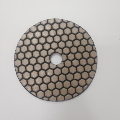 China 4 Inch 100mm Diamond Dry Polishing Pads for Granite Marble Concrete Grit #200-#3000 for sale