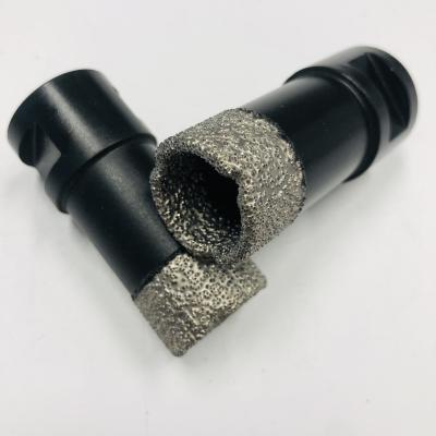 China Vacuum Brazed Diamond Core Drill Bit 25mm M14 for Ceramic Tile Dry Drilling for sale