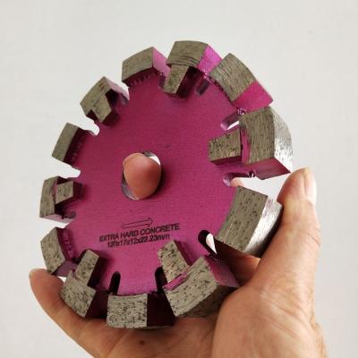 China 120mm Laser Welded Tuck Point Diamond Blade for Concrete Floor Cutting 22.23mm Arbor for sale