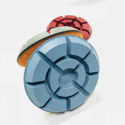 China 4 Inch 105mm Concrete Floor Diamond Dry Polishing Pads 7 Grit Set Resin Bond for sale