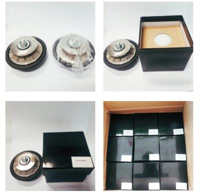 China Vacuum Brazed Diamond Demi Bullnose Router Bit 75mm for Granite Marble Profiling for sale