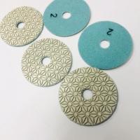 China 100mm 3 Step Diamond Polishing Pads for Granite Wet Polishing 4 Inch for sale