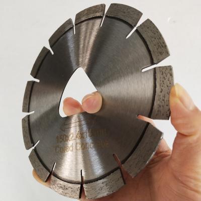 China 150mm Early Entry Soff Cut Diamond Saw Blade for Cured Concrete 12 Teeth for sale