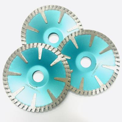China 125mm Hot Pressed Sintered Diamond Saw Blade for Granite with 2.4x8mm Turbo Segments for sale