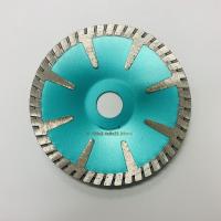 China 125mm Hot Pressed Sintered Diamond Saw Blade for Granite with 2.4x8mm Turbo Segments for sale