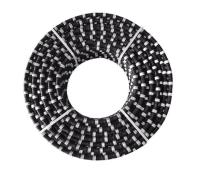 China SGS 11mm Diamond Wire Saw Blade - 37 Beads/M for Concrete, Granite & Marble Cutting for sale