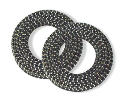 China SGS 11mm Diamond Wire Saw Blade - 37 Beads/M for Concrete, Granite & Marble Cutting for sale
