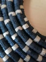 China SGS 11mm Diamond Wire Saw Blade - 37 Beads/M for Concrete, Granite & Marble Cutting for sale