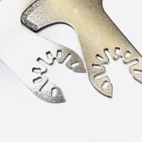 China 5-Piece Diamond Oscillating Multi-Tool Saw Blades 75x60mm Curved Design for Grout Removal and Demolition for sale