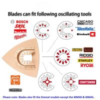 China 80mm Carbon Steel Oscillating Tool Grout Plunge Blade for Hardened Adhesives for sale