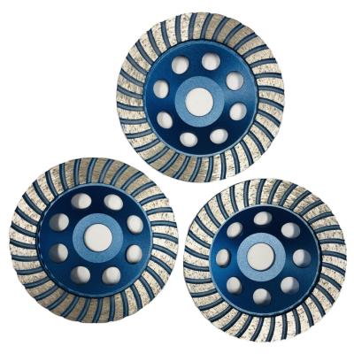 China 5 Inch 125mm Diamond Turbo Cup Grinding Wheel for Concrete 22.23mm Arbor for sale