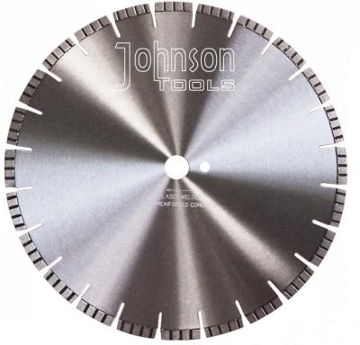 China 14 Inch 350mm Laser Welded Concrete Saw Blade for Reinforced Concrete Cutting for sale