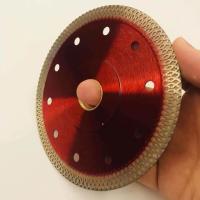 China SGS 125mm X Mesh Turbo Porcelain Tile Cutting Diamond Blade 5 Inch with 1.2x10mm Segment for sale