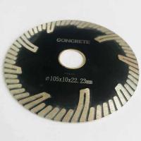 China 30CrMo 105mm Turbo Diamond Saw Blade Hot Press Sintered for Concrete Cutting for sale
