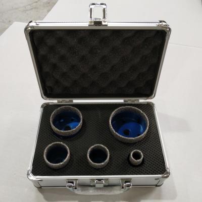 China 68mm 5pcs Granite Diamond Core Drill Bits Set for Tile Porcelain Ceramic Dry Cutting for sale