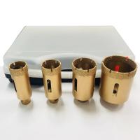 China M14 Vacuum Brazed 35mm Diamond Core Drill Bits Set For Porcelain for sale