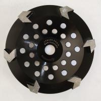 China 175mm 7 Inch Arrow Segment Diamond Cup Grinding Wheel for Concrete Granite for sale