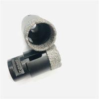 China 1-3/8 Inch 35mm Vacuum Brazed Diamond Core Drill Bit for Porcelain Tile M14 Thread for sale