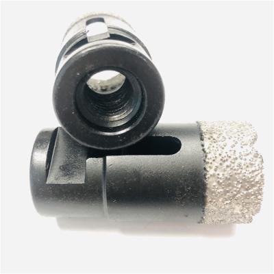 China M14 Thread 30mm Vacuum Brazed Diamond Core Drill Bit for Porcelain Ceramic Tile for sale