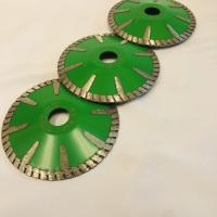 China OD125 125mm Hot Press Sintered Diamond Concrete Cutting Disc Turbo Segments 22.23mm for sale
