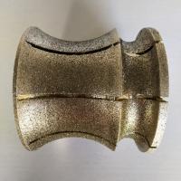 China Electroplated Diamond Profile Drum Wheel 140mm for Stone Edging Granite Marble for sale
