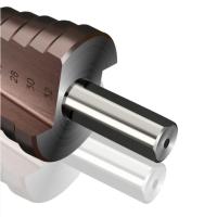 China M35 HSS Titanium Coated Spiral Flute Triangle Shank Step Drill Bit 4-32mm 15 Steps for sale
