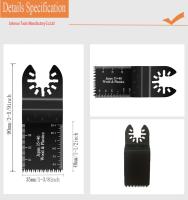 China TUV 35x40mm Japan Teeth Quick Release Oscillating Multi Tool Saw Blades for Wood Plastic Cutting for sale