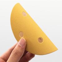 China 5 Inch 6 Hole Aluminum Oxide Sandpaper Discs for Floor Sander 100 Pack for sale