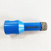 China 14mm M14 Vacuum Brazed Diamond Core Bit for Tile Dry Drilling 60mm Working Length for sale