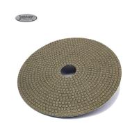 China 5 Inch Metal Bond Diamond Grinding Polishing Pads for Granite Marble Stone Wet Use for sale