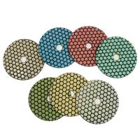 China 6 Inch Granite Wet Polishing Pads 150mm High Softness for Stone Surface Finishing for sale