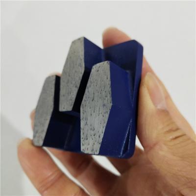China Husqvarna Redi-Lock Diamond Grinding Tools with Hexagon Segments - 30/40# Grit for Concrete Floor Preparation for sale