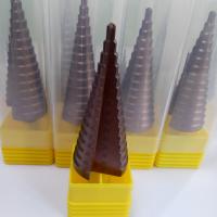 China Johnson Tools 4-35mm HSS Straight Flute Step Drill Bit for Stainless Steel Metal for sale
