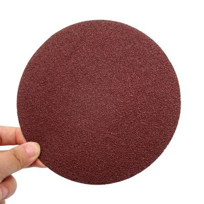 China 5 Inch 125mm Aluminum Oxide Sanding Disc P60-P800 Hook and Loop for Stone Car Paint Orbital Sander for sale
