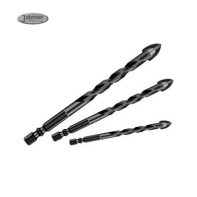 China Quick Release Hex Shank Tungsten Carbide Drywall Drill Bit 3-12mm for Glass Metal for sale
