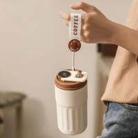 China 450ml Smart Temperature Display Travel Mug with Stainless Steel Material and Lanyard for sale